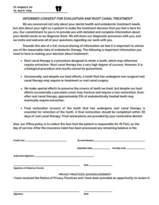 Intake Forms - Woodside Endodontics - Redwood City, CA